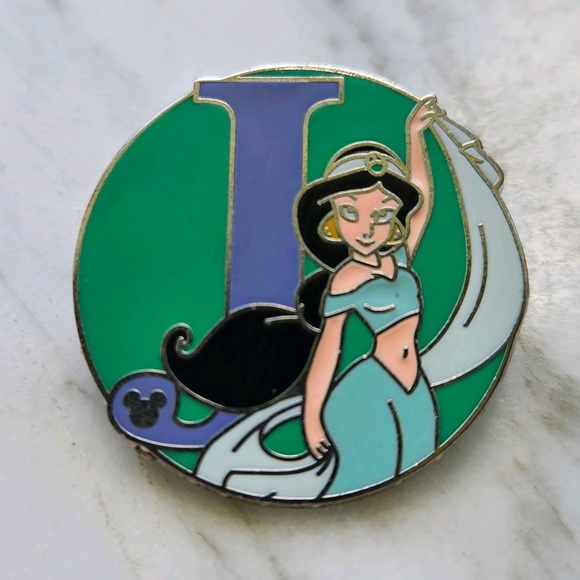 Disney | Jewelry | Jasmine From Aladdin Disney Pin | Poshmark